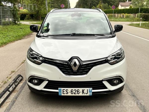 White Renault Grand Scenic 2017 in Riga, with an engine capacity of 1.60 L and mileage of 0 thousand km for 8990 €, photo 6 on AUTOMOTO.COM.LV