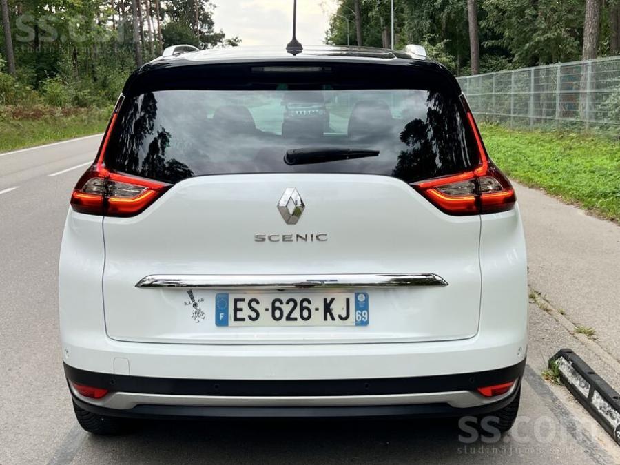 White Renault Grand Scenic 2017 in Riga, with an engine capacity of 1.60 L and mileage of 0 thousand km for 8990 €, photo 14 on AUTOMOTO.COM.LV