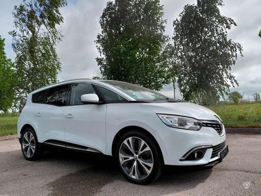 Balts Renault Grand Scenic 2017 Vilkaviškis, ar dzinēja tilpumu 1.20 L un nobraukumu 166 tūkst. km par 8600 €, foto 13 vietnē AUTOMOTO.COM.LV