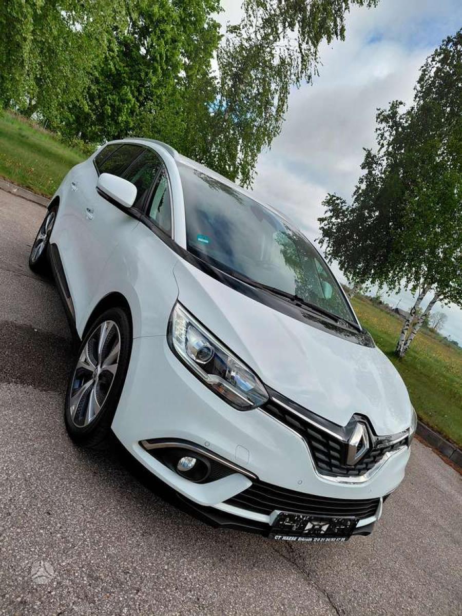 Balts Renault Grand Scenic 2017 Vilkaviškis, ar dzinēja tilpumu 1.20 L un nobraukumu 166 tūkst. km par 8600 €, foto 14 vietnē AUTOMOTO.COM.LV