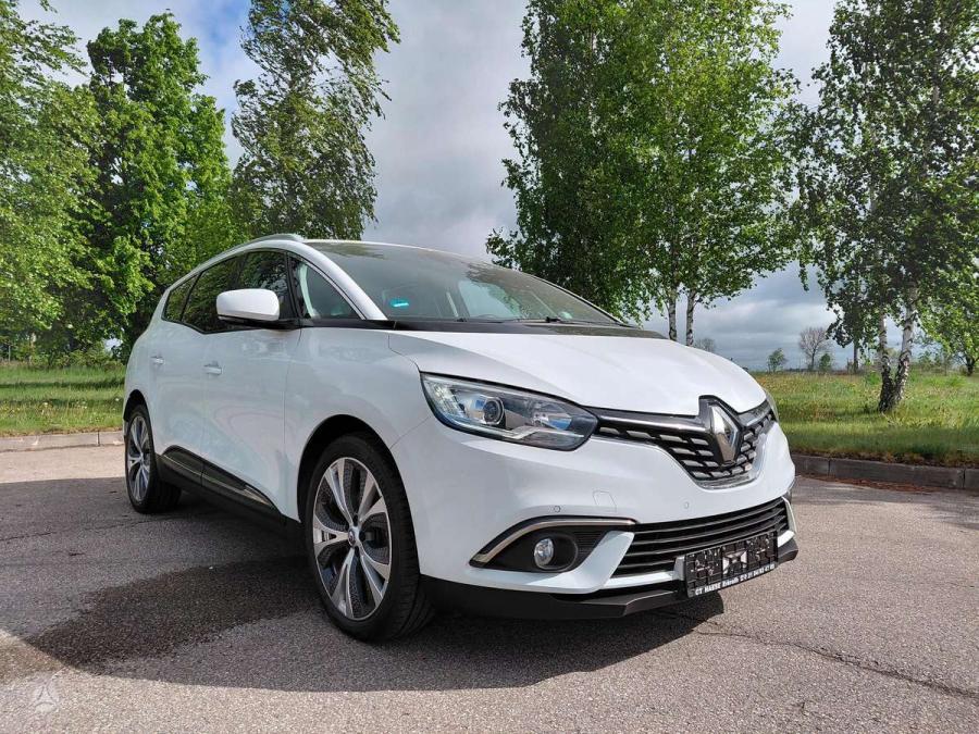 Balts Renault Grand Scenic 2017 Vilkaviškis, ar dzinēja tilpumu 1.20 L un nobraukumu 166 tūkst. km par 8600 €, foto 16 vietnē AUTOMOTO.COM.LV