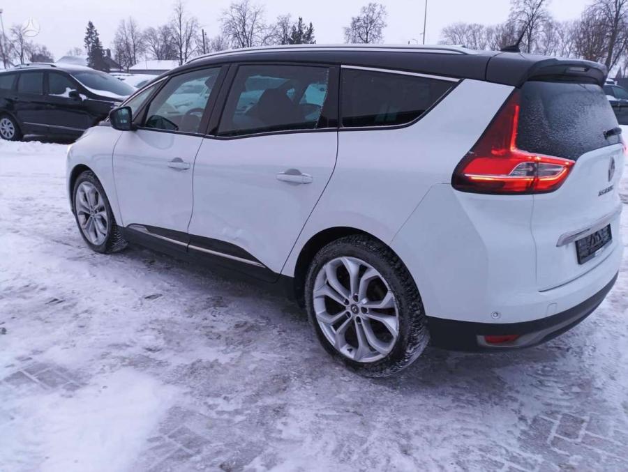 Balts Renault Grand Scenic 2018 Tauragė, ar dzinēja tilpumu 1.46 L un nobraukumu 215 tūkst. km par 7200 €, foto 2 vietnē AUTOMOTO.COM.LV