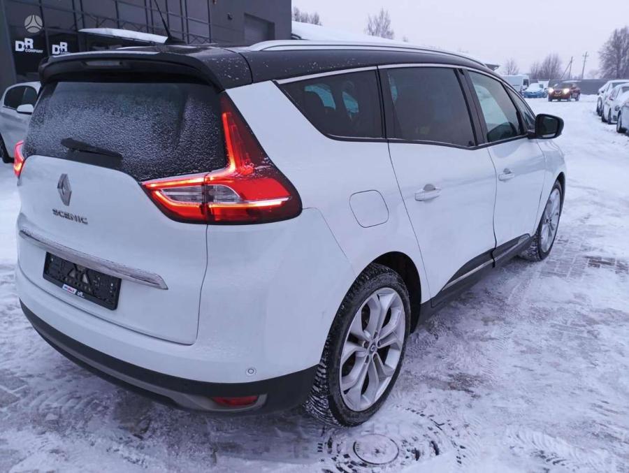 Balts Renault Grand Scenic 2018 Tauragė, ar dzinēja tilpumu 1.46 L un nobraukumu 215 tūkst. km par 7200 €, foto 5 vietnē AUTOMOTO.COM.LV