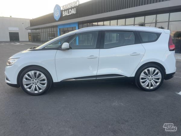 White Renault Grand Scenic 2018 in Kaunas, with an engine capacity of 1.20 L and mileage of 187 thousand km for 8250 €, photo 2 on AUTOMOTO.COM.LV