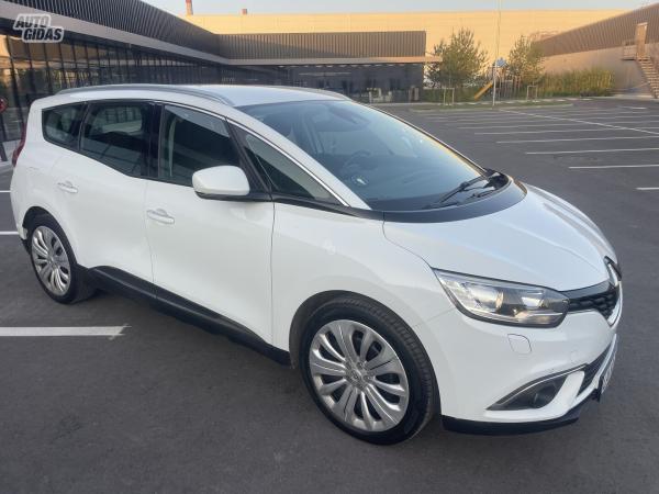 White Renault Grand Scenic 2018 in Kaunas, with an engine capacity of 1.20 L and mileage of 187 thousand km for 8250 €, photo 5 on AUTOMOTO.COM.LV