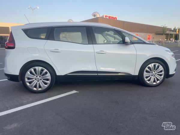 White Renault Grand Scenic 2018 in Kaunas, with an engine capacity of 1.20 L and mileage of 187 thousand km for 8250 €, photo 6 on AUTOMOTO.COM.LV