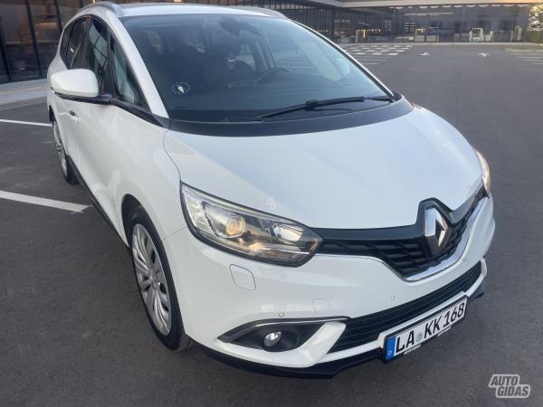 White Renault Grand Scenic 2018 in Kaunas, with an engine capacity of 1.20 L and mileage of 187 thousand km for 8250 €, photo 7 on AUTOMOTO.COM.LV