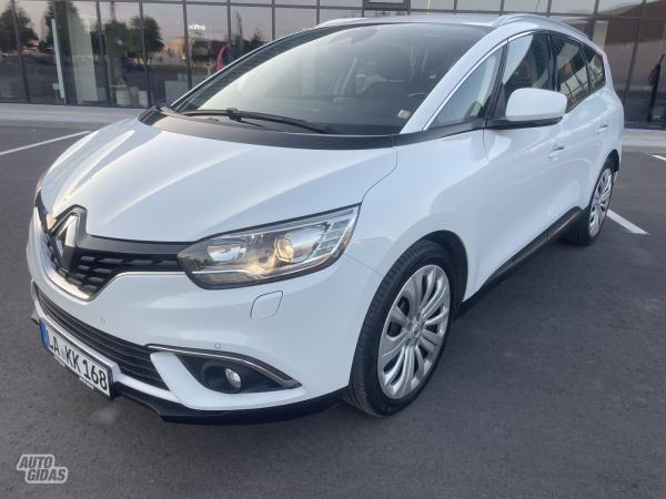 White Renault Grand Scenic 2018 in Kaunas, with an engine capacity of 1.20 L and mileage of 187 thousand km for 8250 €, photo 8 on AUTOMOTO.COM.LV