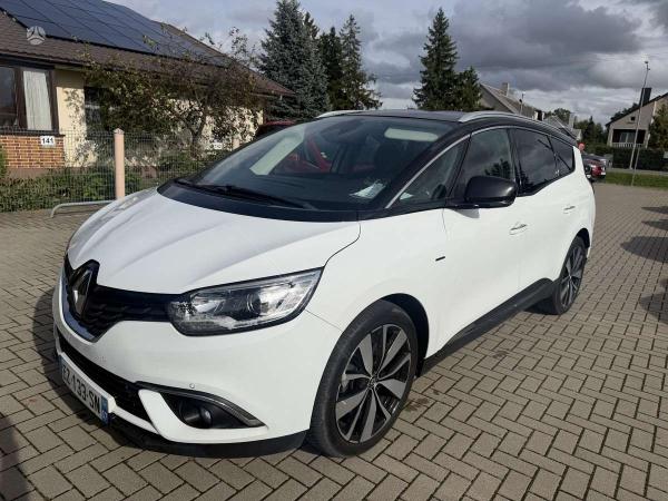 Renault Grand Scenic 2018 in Taurage on AUTOMOTO.COM.LV White Renault Grand Scenic 2018 in Taurage, with an engine capacity of 1.46 L and mileage of 400 thousand km for 6800 €, photo 7 on AUTOMOTO.COM.LV