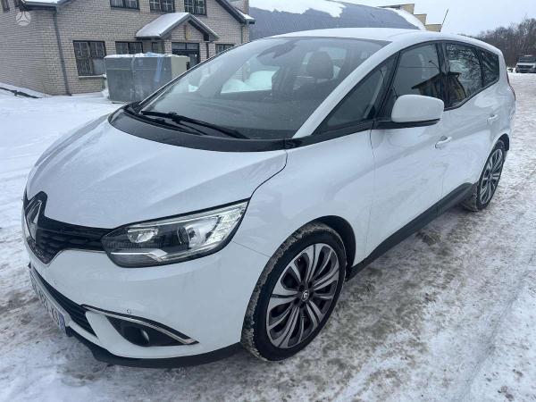 Balts Renault Grand Scenic 2019 Tauragė, ar dzinēja tilpumu 1.75 L un nobraukumu 232 tūkst. km par 7700 €, foto 1 vietnē AUTOMOTO.COM.LV