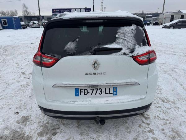 White Renault Grand Scenic 2019 in Kaunas, with an engine capacity of 1.33 L and mileage of 200 thousand km for 7900 €, photo 5 on AUTOMOTO.COM.LV