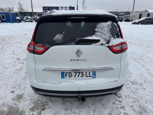 White Renault Grand Scenic 2019 in Kaunas, with an engine capacity of 1.33 L and mileage of 200 thousand km for 7900 €, photo 6 on AUTOMOTO.COM.LV