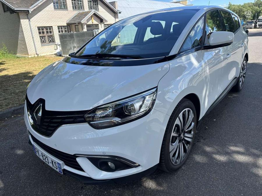 White Renault Grand Scenic 2019 in Taurage, with an engine capacity of 1.75 L and mileage of 234 thousand km for 7200 €, photo 1 on AUTOMOTO.COM.LV