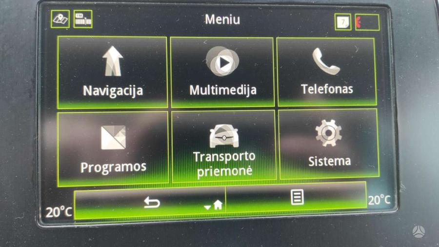 Белый Рено Гранд Сценик 2020 в Таураге, объемом двигателя 1.75 л и пробегом 366 тыс. км за 7999 €, фото 7 на AUTOMOTO.COM.LV