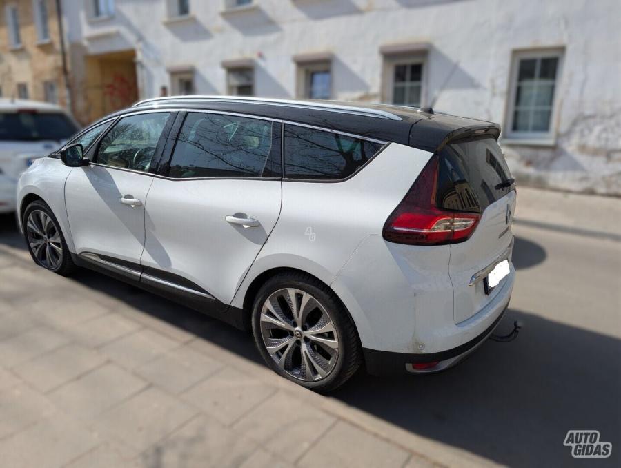 Balts Renault Grand Scenic 2020 Viļņa, ar dzinēja tilpumu 1.70 L un nobraukumu 138 tūkst. km par 11999 €, foto 4 vietnē AUTOMOTO.COM.LV