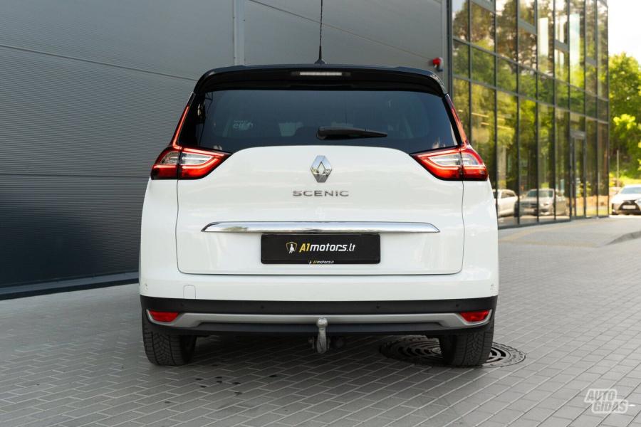 White Renault Grand Scenic 2020 in Vilnius, with an engine capacity of 1.80 L and mileage of 139 thousand km for 11900 €, photo 12 on AUTOMOTO.COM.LV