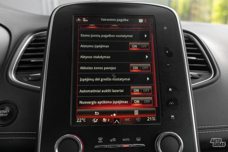 White Renault Grand Scenic 2020 in Vilnius, with an engine capacity of 1.80 L and mileage of 139 thousand km for 11900 €, photo 30 on AUTOMOTO.COM.LV