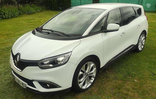 White Renault Grand Scenic 2020 in Taurage, with an engine capacity of 1.75 L and mileage of 366 thousand km for 6550 €, photo 1 on AUTOMOTO.COM.LV