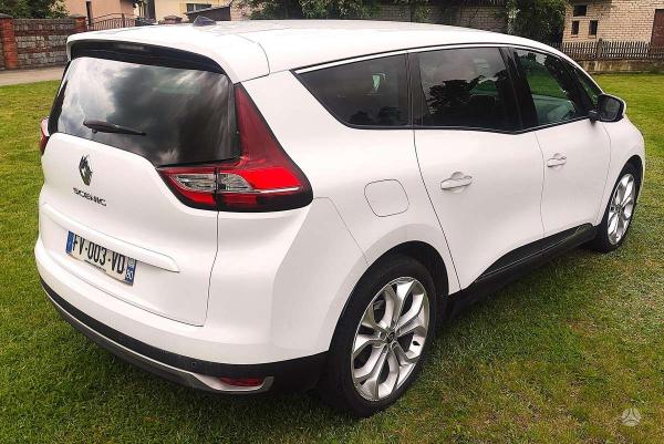 White Renault Grand Scenic 2020 in Taurage, with an engine capacity of 1.75 L and mileage of 366 thousand km for 6550 €, photo 3 on AUTOMOTO.COM.LV