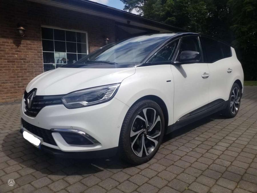 Balts Renault Grand Scenic 2021 Viļņa, ar dzinēja tilpumu 1.70 L un nobraukumu 220 tūkst. km par 6900 €, foto 3 vietnē AUTOMOTO.COM.LV