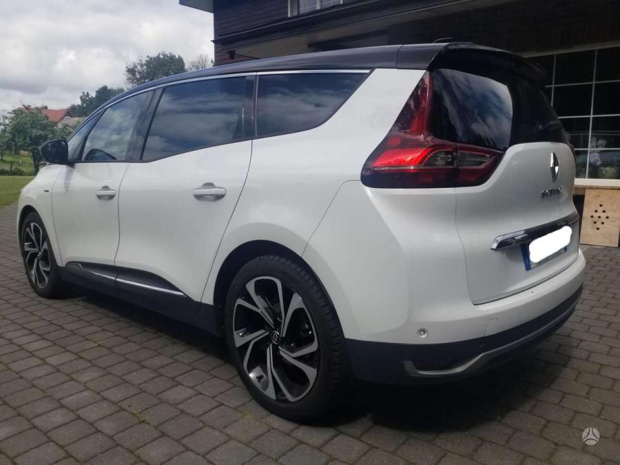 Balts Renault Grand Scenic 2021 Viļņa, ar dzinēja tilpumu 1.70 L un nobraukumu 220 tūkst. km par 6900 €, foto 6 vietnē AUTOMOTO.COM.LV