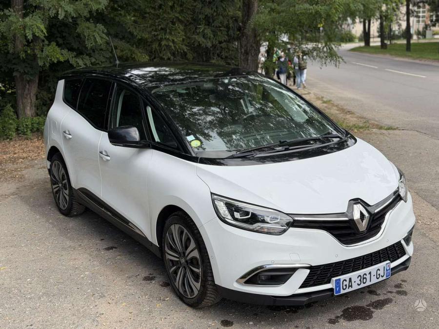 Balts Renault Grand Scenic 2021 Tauragė, ar dzinēja tilpumu 1.75 L un nobraukumu 230 tūkst. km par 8300 €, foto 1 vietnē AUTOMOTO.COM.LV
