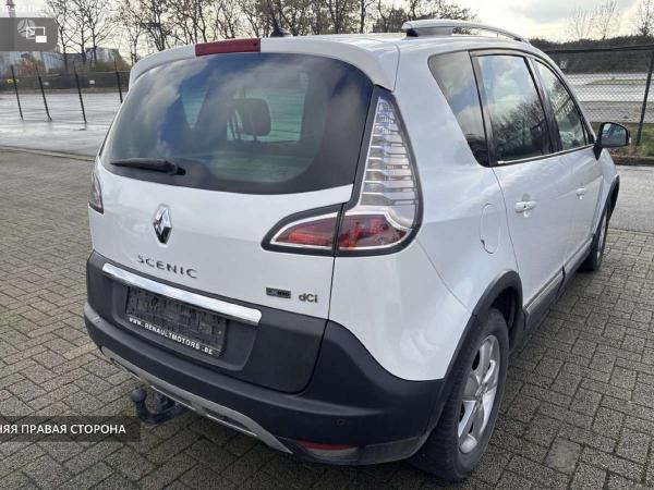White Renault Grand Scenic 2014 in Vilnius, with an engine capacity of 1.46 L and mileage of 200 thousand km for 4570 €, photo 6 on AUTOMOTO.COM.LV
