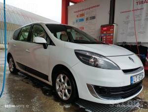 White Renault Grand Scenic 2012 in Riga, with an engine capacity of 1.50 L and mileage of 378 thousand km for 1300 €, photo 4 on AUTOMOTO.COM.LV