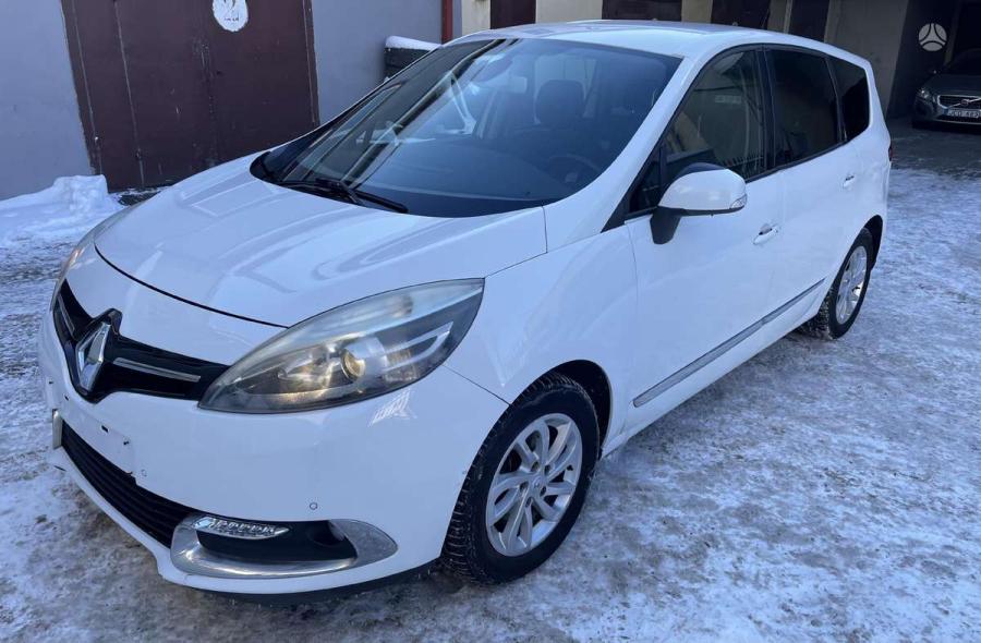 Balts Renault Grand Scenic 2013 Tauragė, ar dzinēja tilpumu 1.50 L un nobraukumu 270 tūkst. km par 3600 €, foto 1 vietnē AUTOMOTO.COM.LV