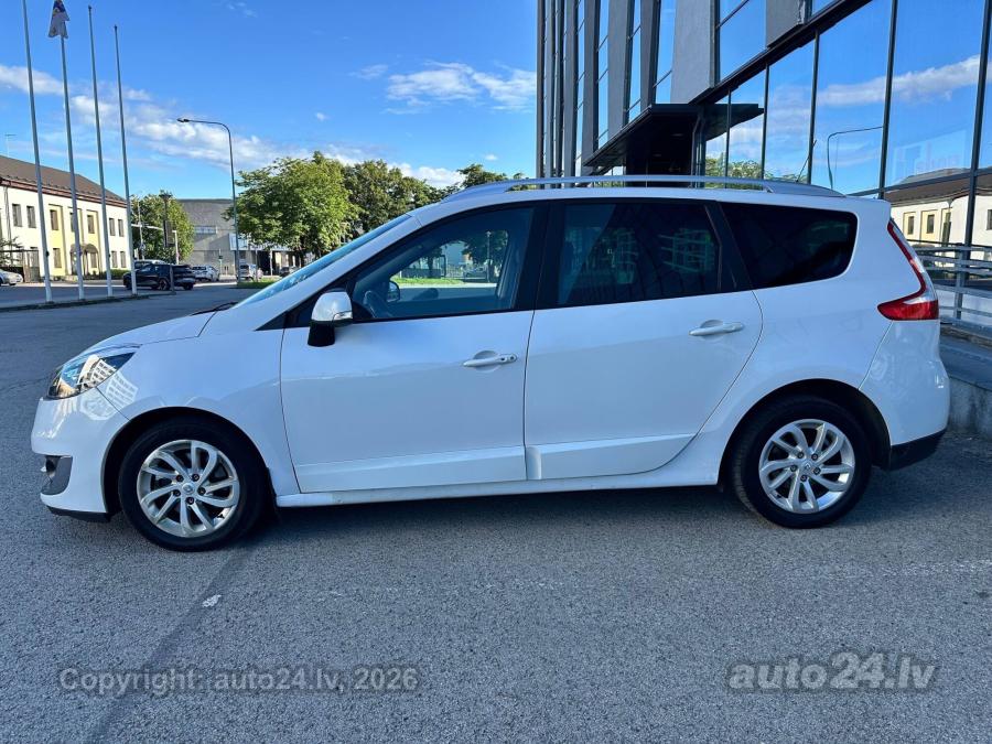 White Renault Grand Scenic 2013 in Tallinn, with an engine capacity of 1.50 L and mileage of 214 thousand km for 3999 €, photo 5 on AUTOMOTO.COM.LV