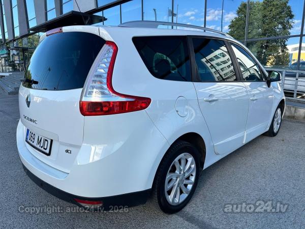 White Renault Grand Scenic 2013 in Tallinn, with an engine capacity of 1.50 L and mileage of 214 thousand km for 3999 €, photo 6 on AUTOMOTO.COM.LV