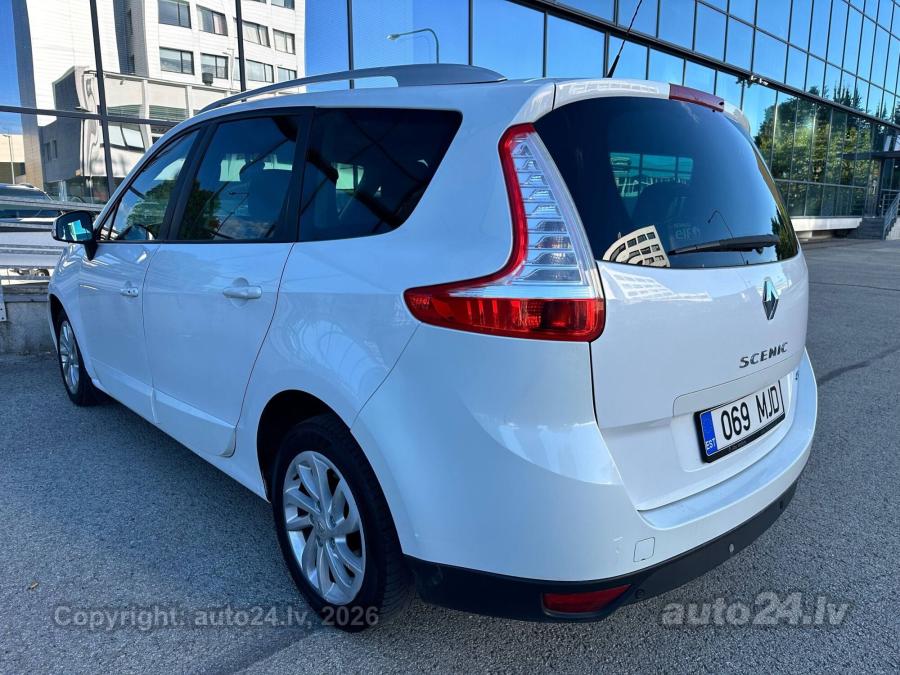 White Renault Grand Scenic 2013 in Tallinn, with an engine capacity of 1.50 L and mileage of 214 thousand km for 3999 €, photo 8 on AUTOMOTO.COM.LV