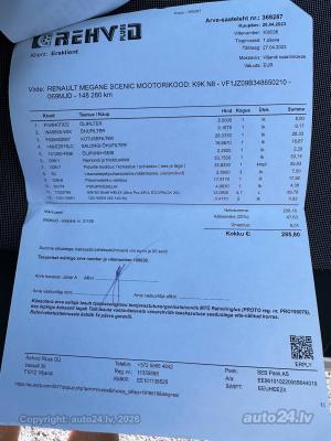 White Renault Grand Scenic 2013 in Tallinn, with an engine capacity of 1.50 L and mileage of 214 thousand km for 3999 €, photo 24 on AUTOMOTO.COM.LV