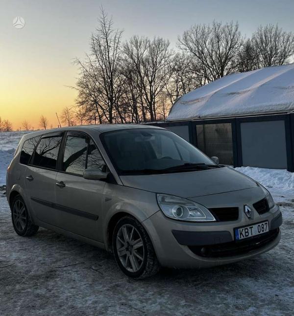 Dzeltens Renault Grand Scenic 2006 Šauļi, ar dzinēja tilpumu 1.87 L un nobraukumu 325 tūkst. km par 1100 €, foto 1 vietnē AUTOMOTO.COM.LV