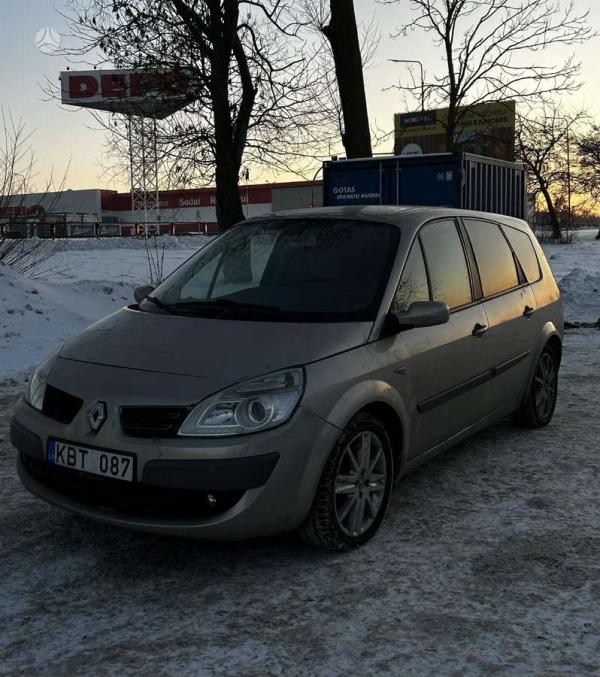 Dzeltens Renault Grand Scenic 2006 Šauļi, ar dzinēja tilpumu 1.87 L un nobraukumu 325 tūkst. km par 1100 €, foto 4 vietnē AUTOMOTO.COM.LV