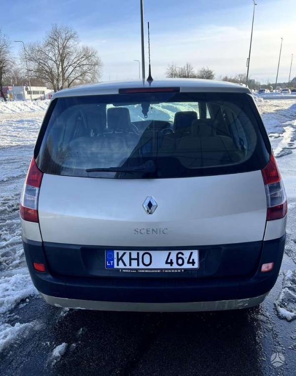 Dzeltens Renault Grand Scenic 2006 Šauļi, ar dzinēja tilpumu 1.87 L un nobraukumu 296 tūkst. km par 1000 €, foto 8 vietnē AUTOMOTO.COM.LV