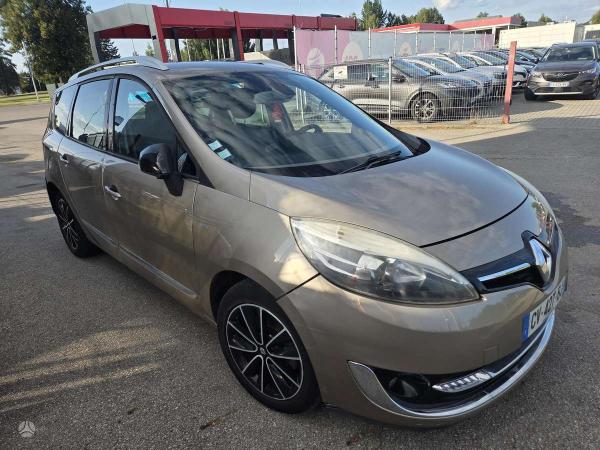 Yellow Renault Grand Scenic 2013 in Taurage, with an engine capacity of 1.46 L and mileage of 260 thousand km for 3950 €, photo 1 on AUTOMOTO.COM.LV