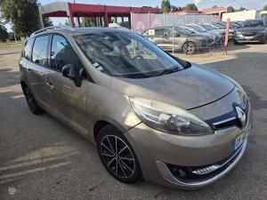 Yellow Renault Grand Scenic 2013 in Taurage, with an engine capacity of 1.46 L and mileage of 260 thousand km for 3950 €, photo  on AUTOMOTO.COM.LV