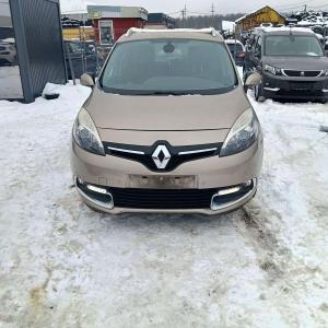 Dzeltens Renault Grand Scenic 2015 Kauņa, ar dzinēja tilpumu 1.46 L un nobraukumu 242 tūkst. km par 4750 €, foto  vietnē AUTOMOTO.COM.LV
