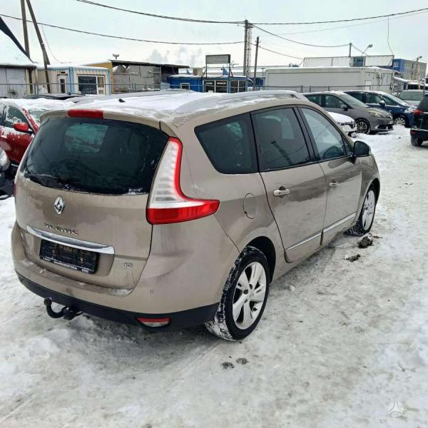 Yellow Renault Grand Scenic 2015 in Kaunas, with an engine capacity of 1.46 L and mileage of 242 thousand km for 4750 €, photo 3 on AUTOMOTO.COM.LV