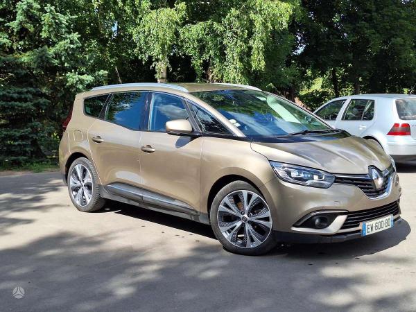 Yellow Renault Grand Scenic 2018 in Taurage, with an engine capacity of 1.50 L and mileage of 230 thousand km for 8499 €, photo 2 on AUTOMOTO.COM.LV