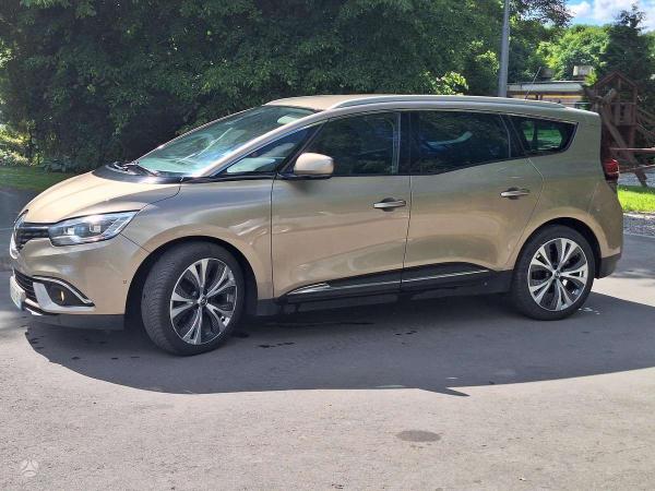 Yellow Renault Grand Scenic 2018 in Taurage, with an engine capacity of 1.50 L and mileage of 230 thousand km for 8499 €, photo 7 on AUTOMOTO.COM.LV