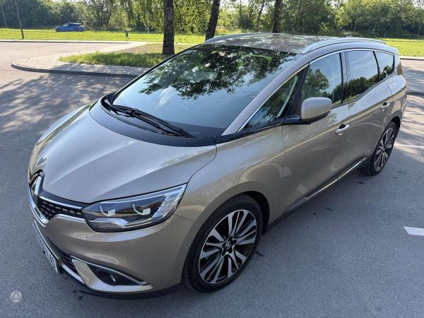 Dzeltens Renault Grand Scenic 2018 Kauņa, ar dzinēja tilpumu 1.60 L un nobraukumu 142 tūkst. km par 10999 €, foto 2 vietnē AUTOMOTO.COM.LV