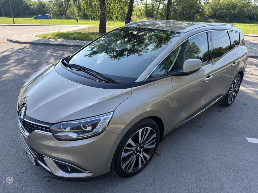 Dzeltens Renault Grand Scenic 2018 Kauņa, ar dzinēja tilpumu 1.60 L un nobraukumu 142 tūkst. km par 10999 €, foto 3 vietnē AUTOMOTO.COM.LV