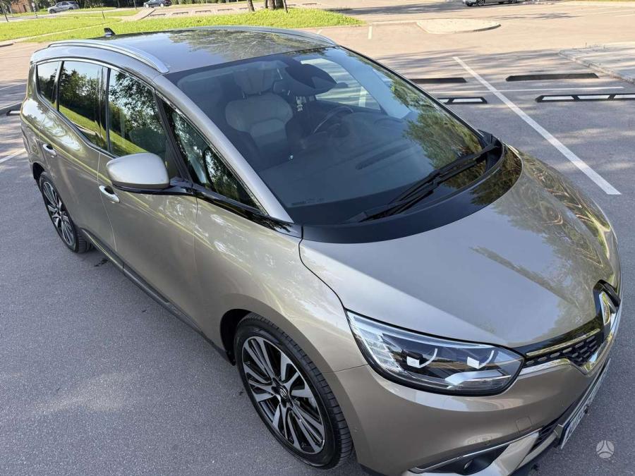 Dzeltens Renault Grand Scenic 2018 Kauņa, ar dzinēja tilpumu 1.60 L un nobraukumu 142 tūkst. km par 10999 €, foto 6 vietnē AUTOMOTO.COM.LV