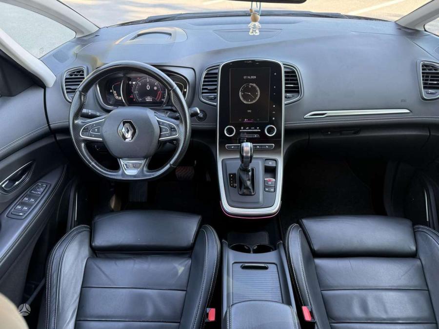 Dzeltens Renault Grand Scenic 2018 Kauņa, ar dzinēja tilpumu 1.60 L un nobraukumu 142 tūkst. km par 10999 €, foto 13 vietnē AUTOMOTO.COM.LV