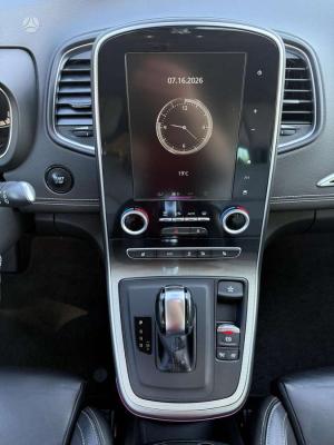 Dzeltens Renault Grand Scenic 2018 Kauņa, ar dzinēja tilpumu 1.60 L un nobraukumu 142 tūkst. km par 10999 €, foto 14 vietnē AUTOMOTO.COM.LV