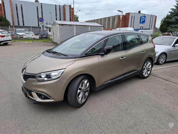 Dzeltens Renault Grand Scenic 2019 Kauņa, ar dzinēja tilpumu 1.75 L un nobraukumu 126 tūkst. km par 5800 €, foto 1 vietnē AUTOMOTO.COM.LV