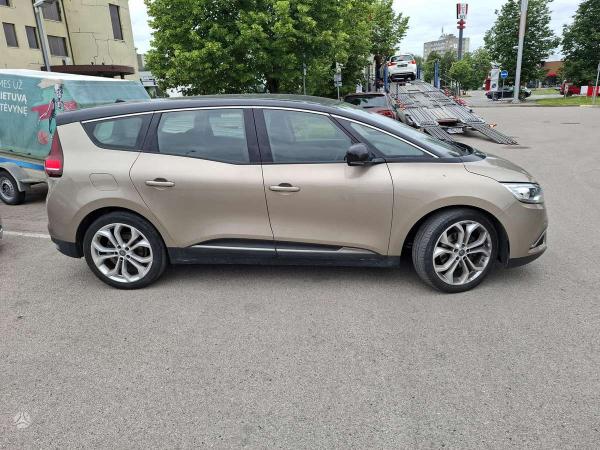 Dzeltens Renault Grand Scenic 2019 Kauņa, ar dzinēja tilpumu 1.75 L un nobraukumu 126 tūkst. km par 5800 €, foto 4 vietnē AUTOMOTO.COM.LV