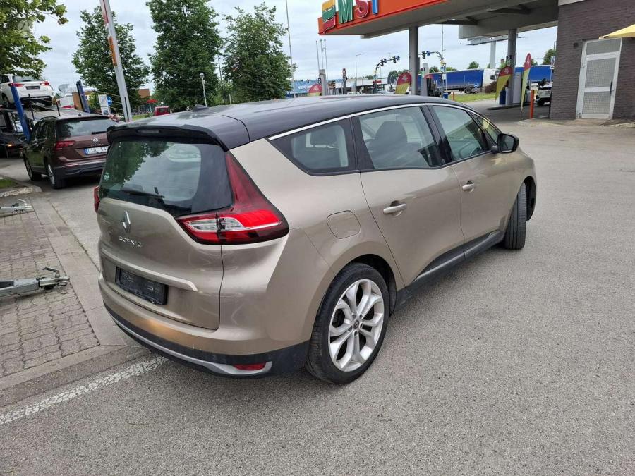 Dzeltens Renault Grand Scenic 2019 Kauņa, ar dzinēja tilpumu 1.75 L un nobraukumu 126 tūkst. km par 5800 €, foto 8 vietnē AUTOMOTO.COM.LV